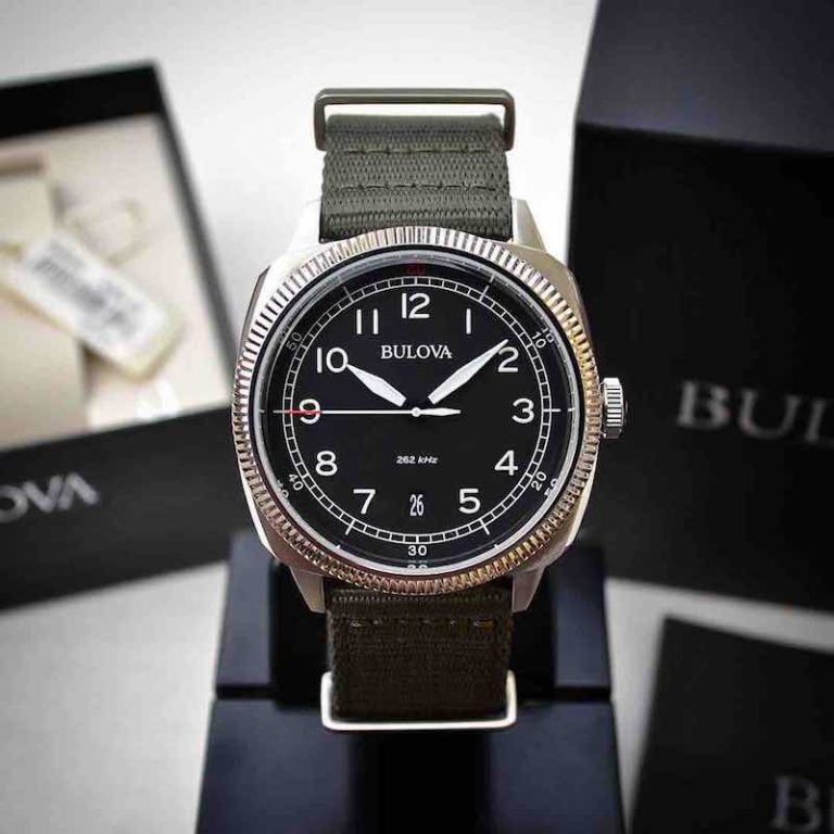 Bulova Military - Orologio militare da uomo Bulova 96B229