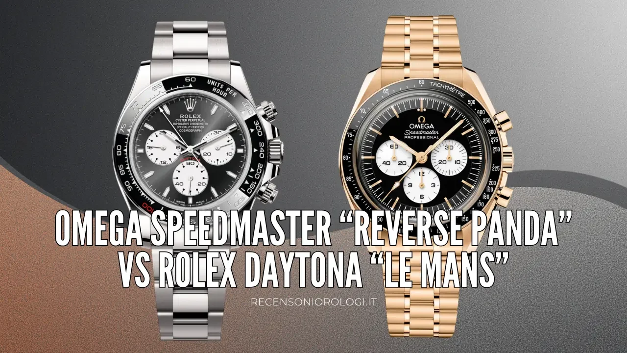 Omega Speedmaster “Reverse Panda” vs Rolex Daytona “Le Mans ...